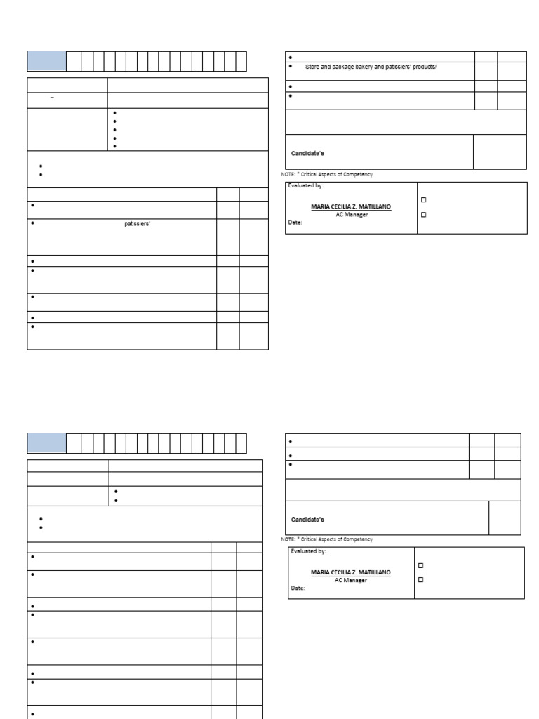 SAG BPP NC II Landscape Type | PDF | Cakes | Bakery