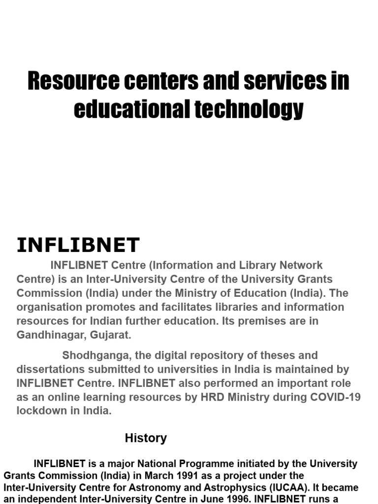 INFLIBNET Full Information | PDF | Science | Computing