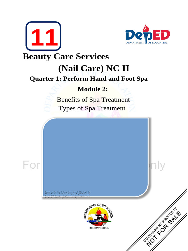 Beauty Care Nail Care Module 2 Q1 | PDF | Nail (Anatomy) | Hand