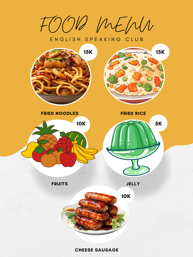 Menu Food | PDF