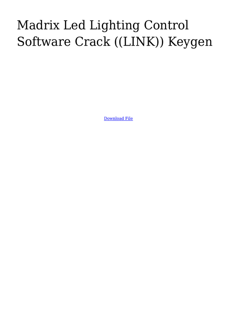 MADRIX LED Software Setup Guide | PDF | 3 D Computer Graphics | Light Emitting Diode