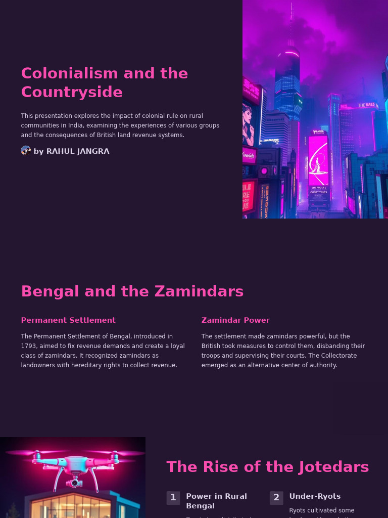 Colonial Impact on Rural India | PDF