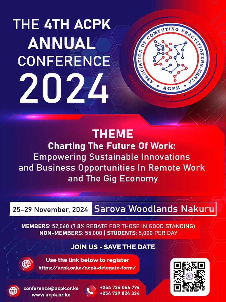 The 4TH Annual Acpk - Annual Conference - Notice Advert | PDF