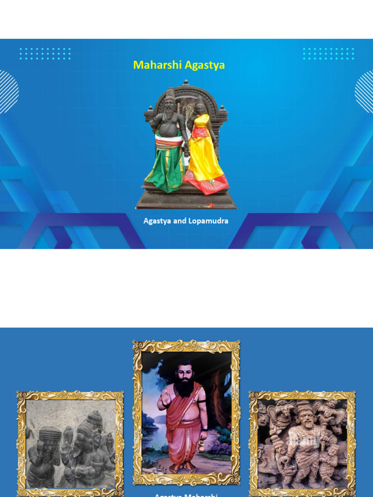 Agastya Maharshi | PDF