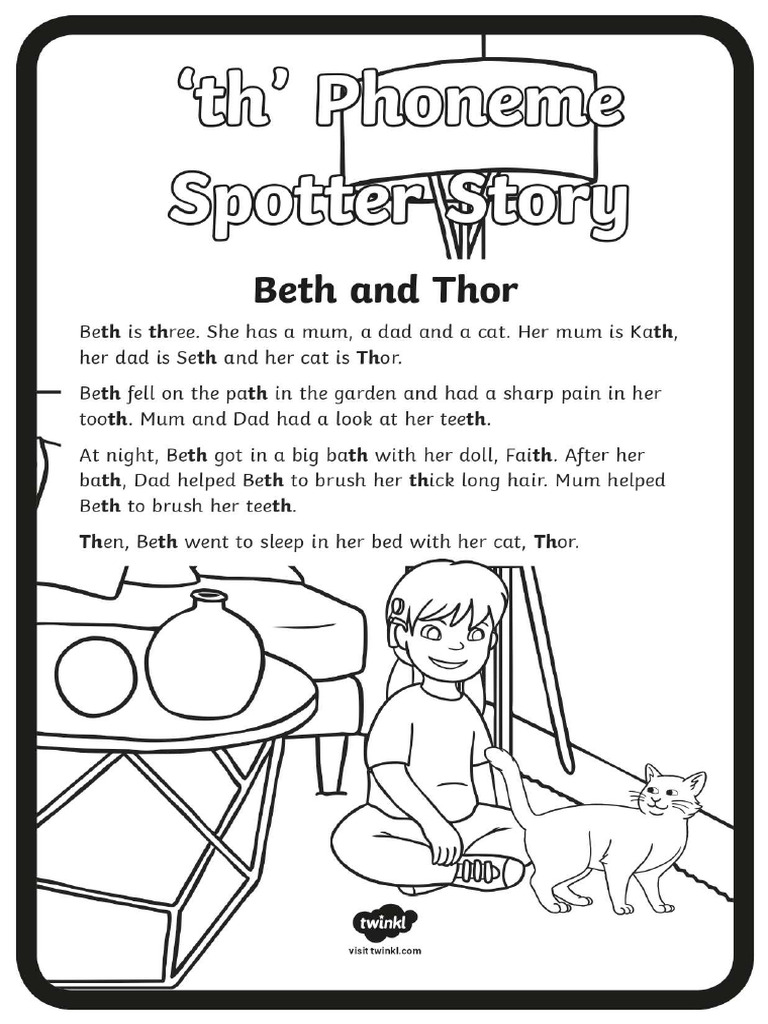 th Phoneme Spotter Story Answers_page-0001 | PDF