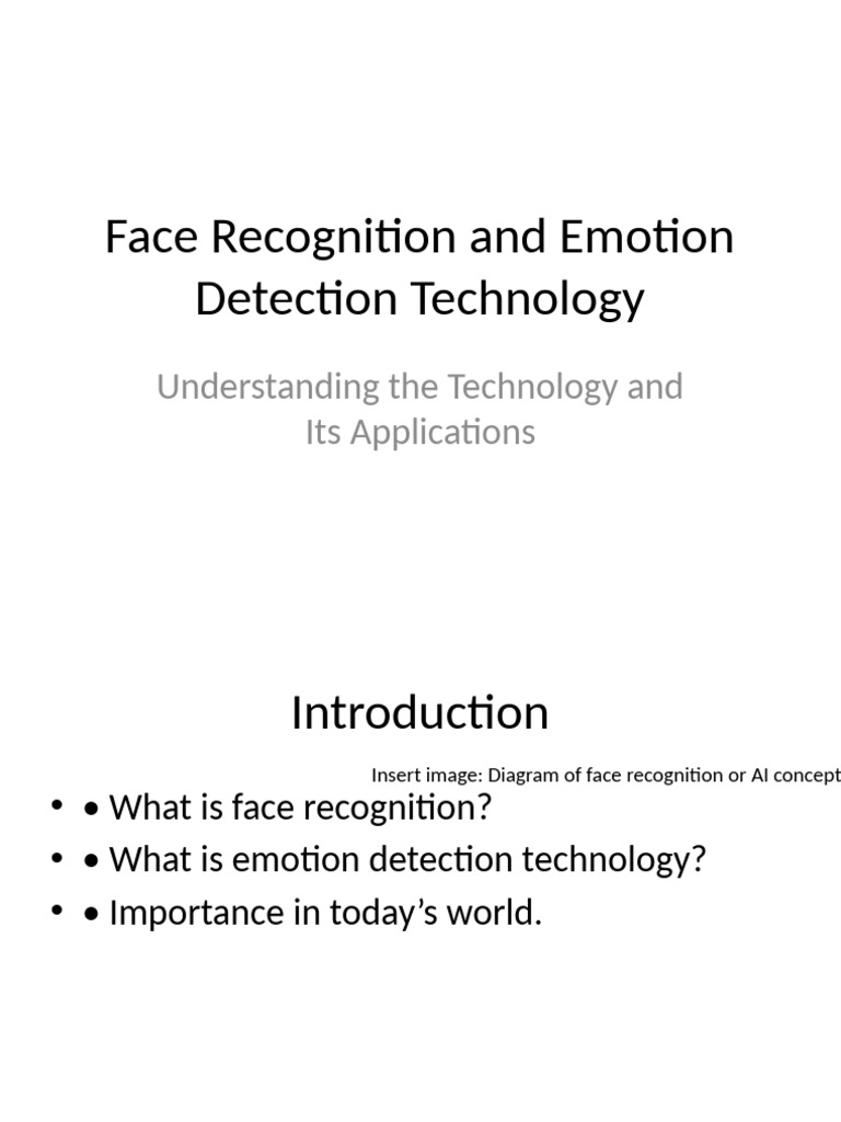 Face Recognition Emotion Detection Template | PDF