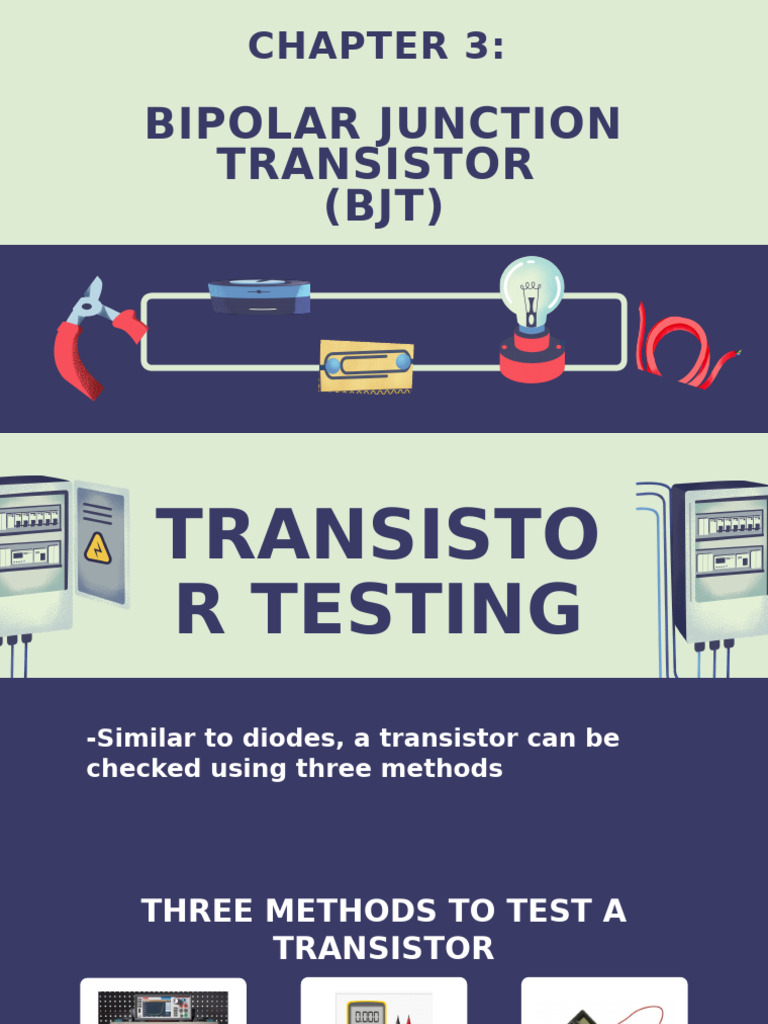BJT Testing | PDF