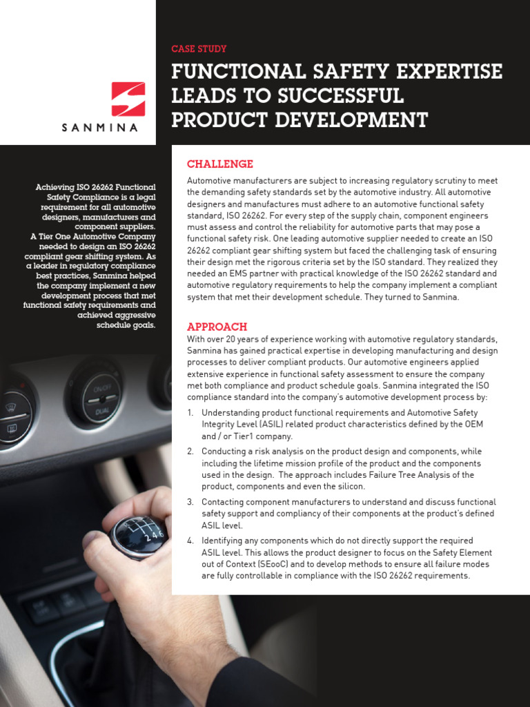 Functional Safety Automotive Casestudy | PDF | Regulatory Compliance ...