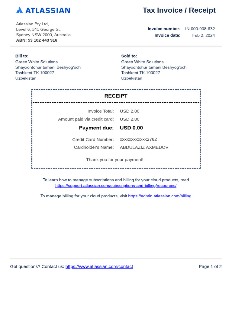 Invoice | PDF | Receipt | Invoice