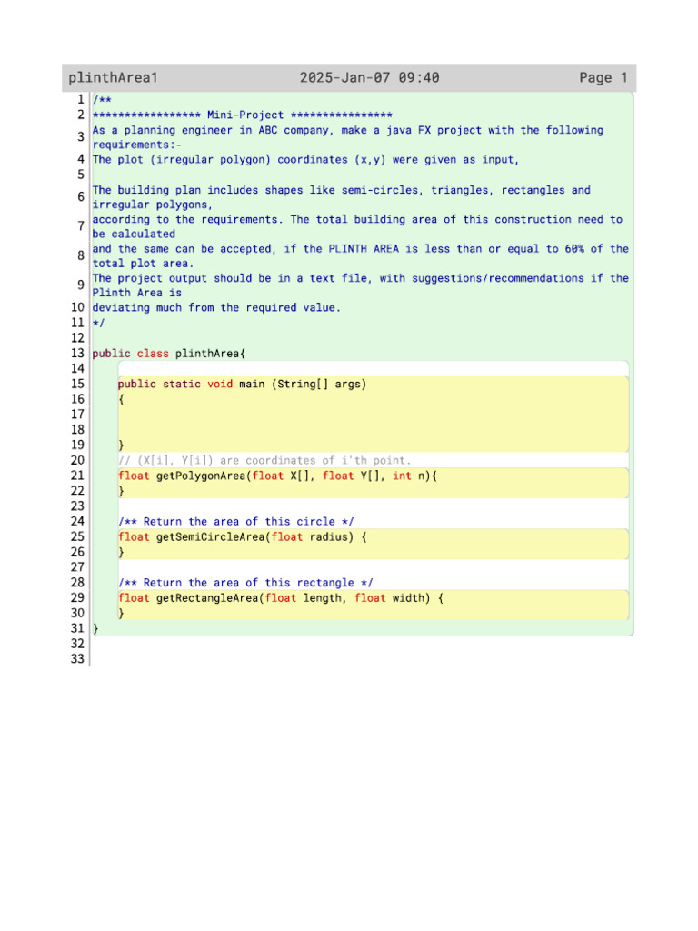 Mini Project I Tips | PDF