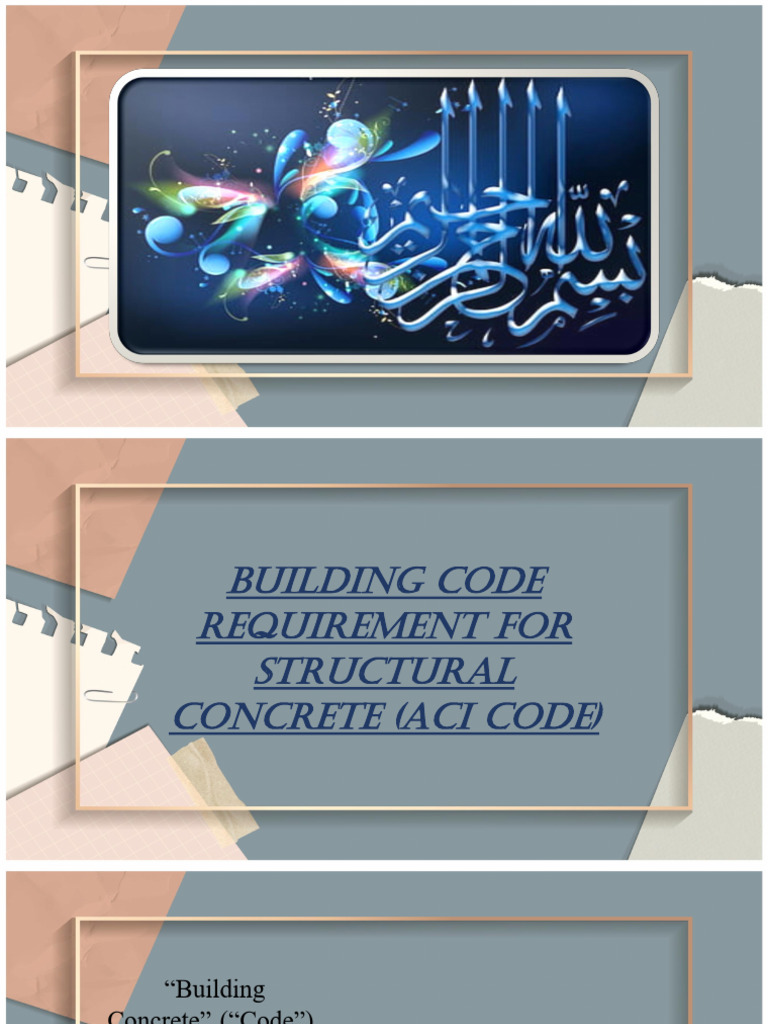 Building Code Requirement For Structural Concrete | PDF | Concrete ...