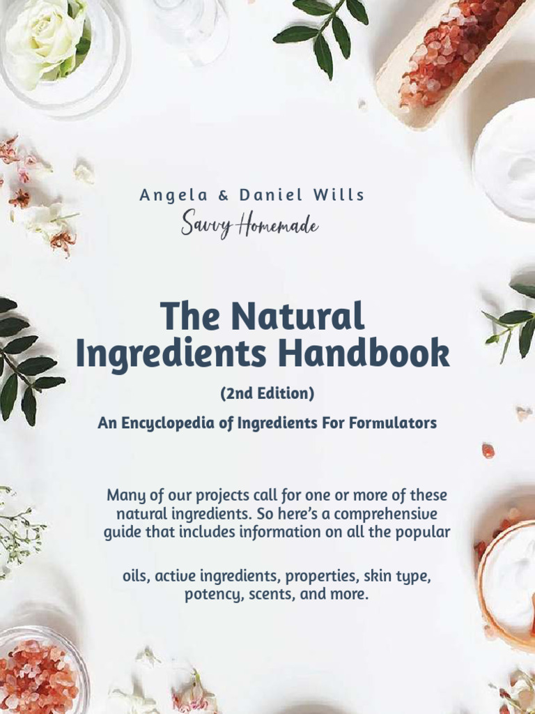 the natural ingredients handbook book | PDF | Skin Care | Sunscreen