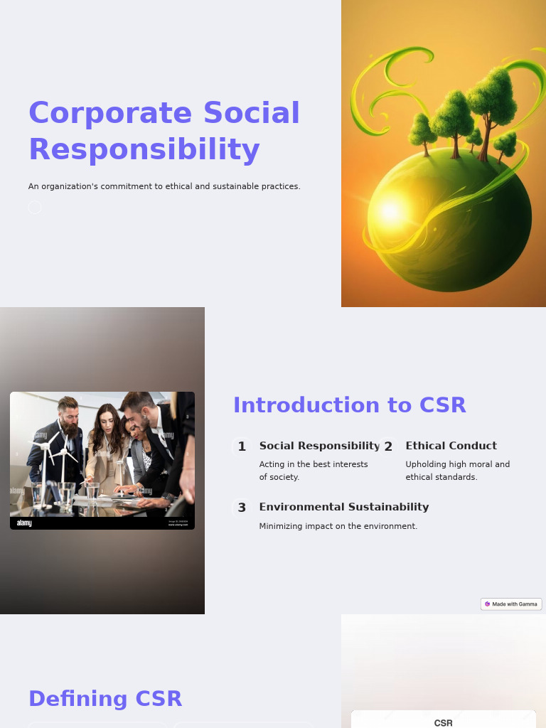 Business Communication Corporate Social Responsibility | PDF ...