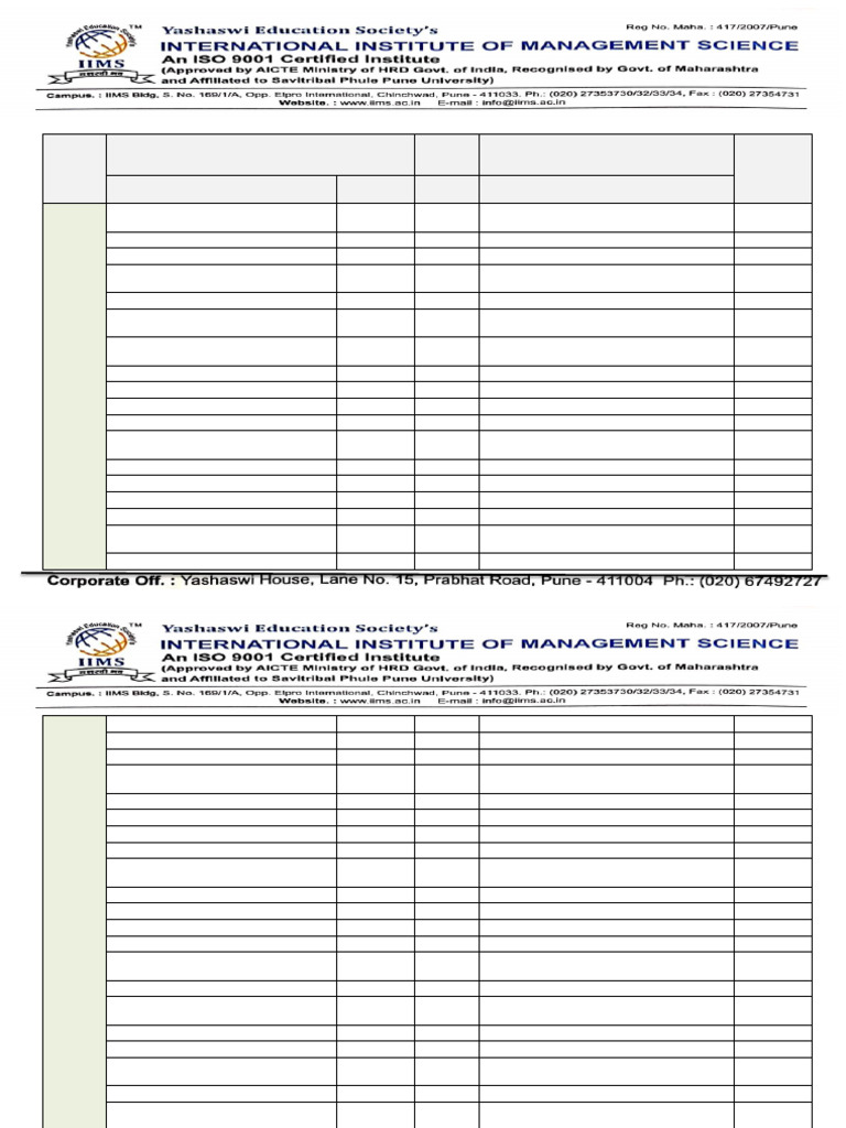 1.student List MBA MCA 2021 2023 | PDF