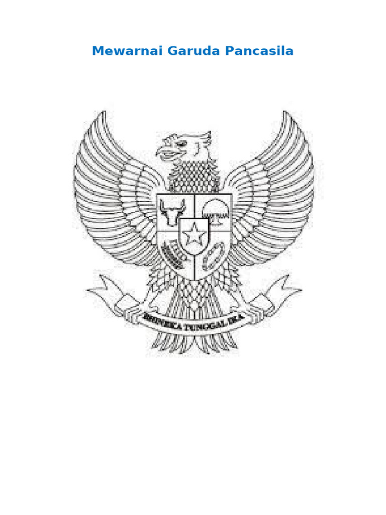 Mewarnai Garuda Pancasila | PDF