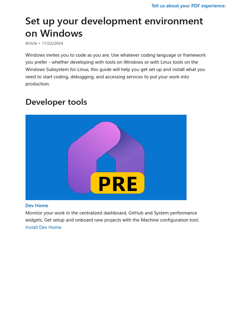 Windows Dev Environment | PDF | Hyper V | Hard Disk Drive