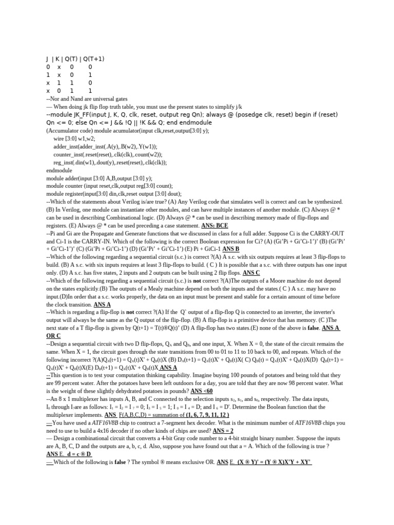 Cheat Sheet | PDF | Electronics | Integrated Circuit