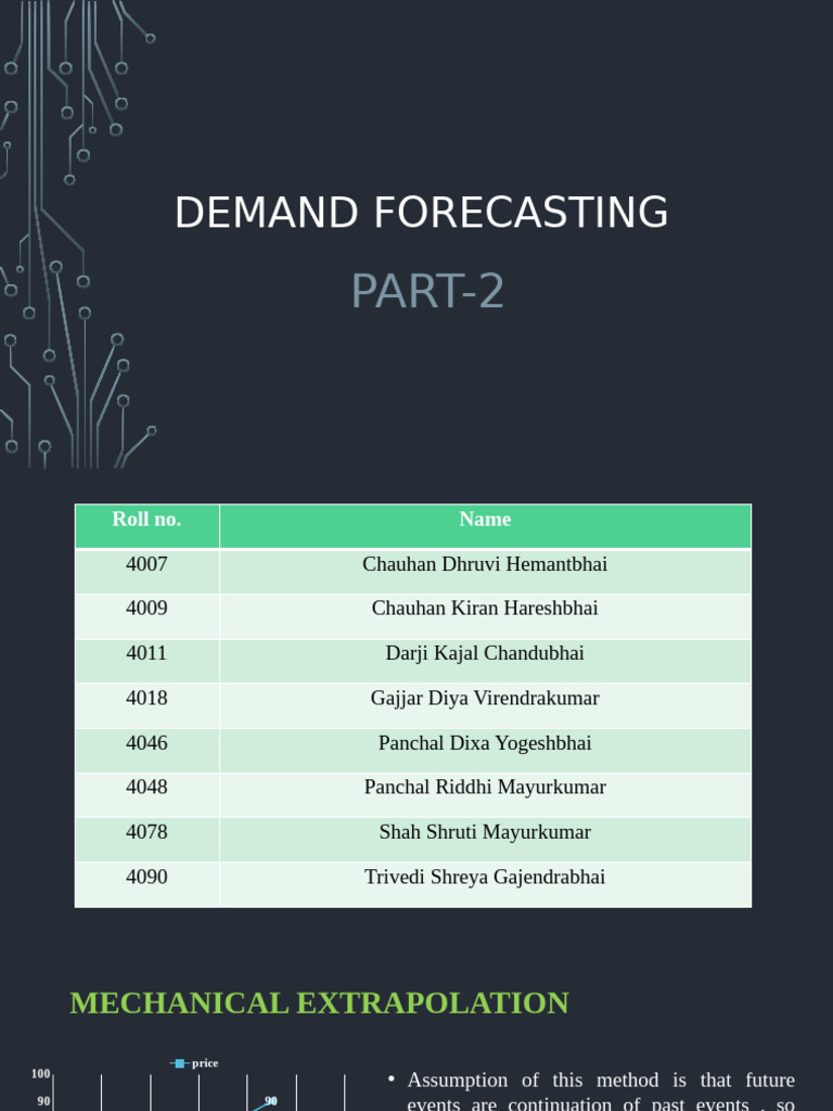 Demand Forecasting 2-Final | PDF | Forecasting | Index (Economics)