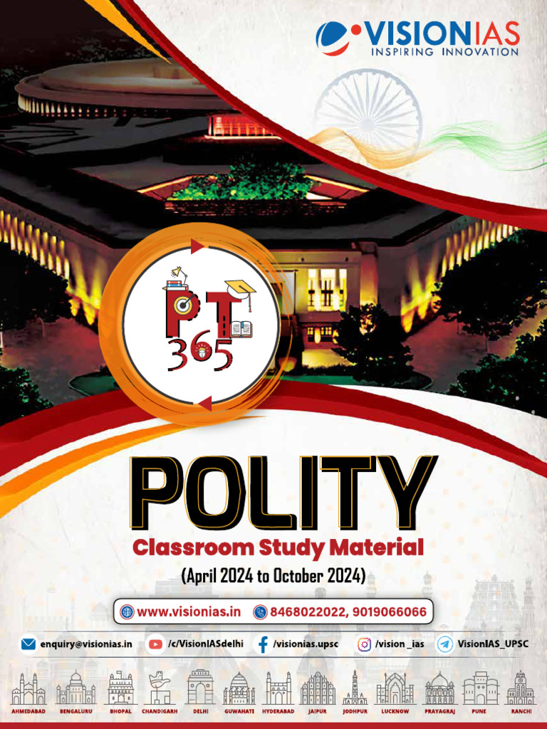 VISION IAS PT 365 Polity Prelims 2025 www.upscpdf.com | PDF ...
