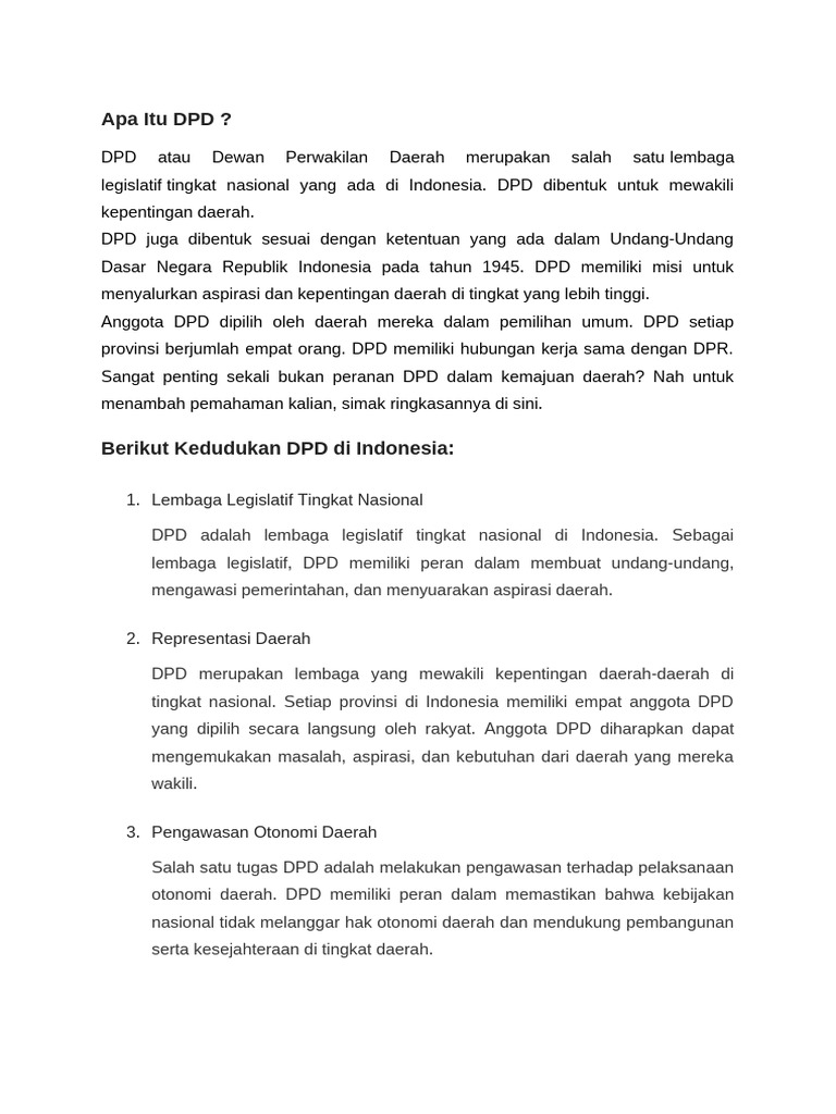 Apa Itu DPD | PDF