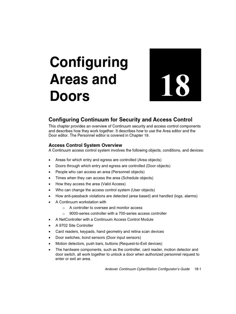 Configuring Anti-Passback in Continuum | PDF | Access Control | Switch
