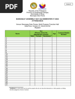 Attendance Assembly 1ST Sem 2025 | PDF | Gender | Gender Studies