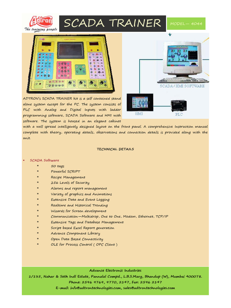 4044 | PDF | Programmable Logic Controller | Scada