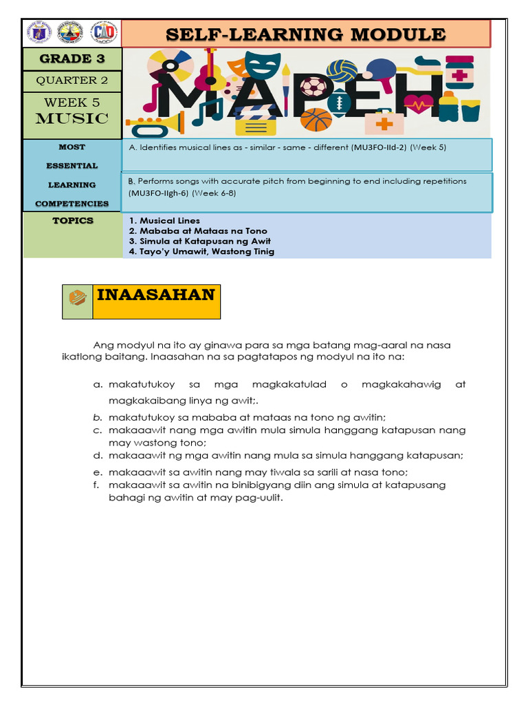 Mapeh 3 q2 Week 5 Music | PDF