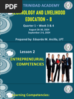 Grade 10 Unit 1 Entrep | PDF | Entrepreneurship | Brand