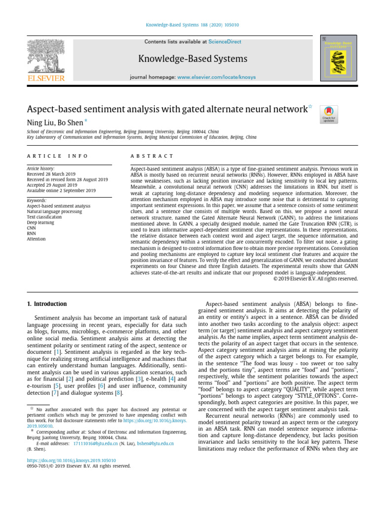 Sentiment Analysis with GANN | PDF | Deep Learning | Machine Learning