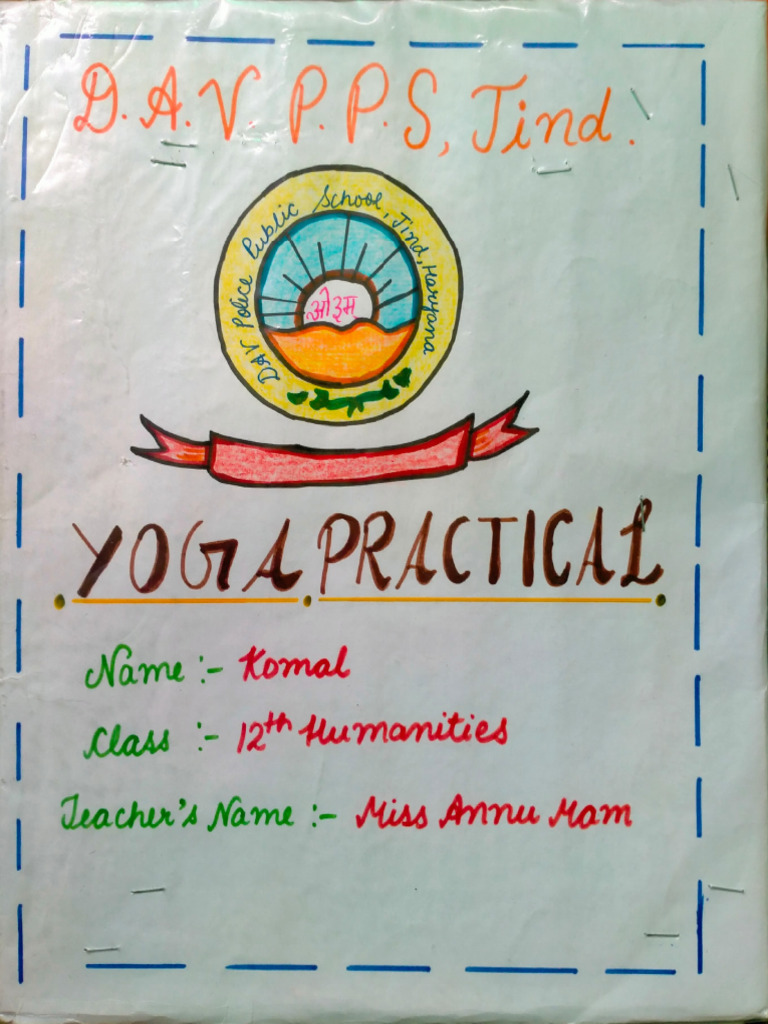 Yoga Practical File (01-12) | PDF