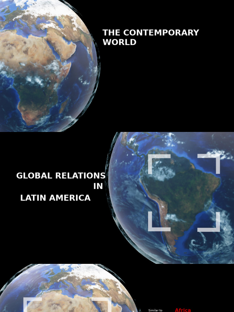 TCW Global Relations in Latin America | PDF | Globalization | Hiv/Aids