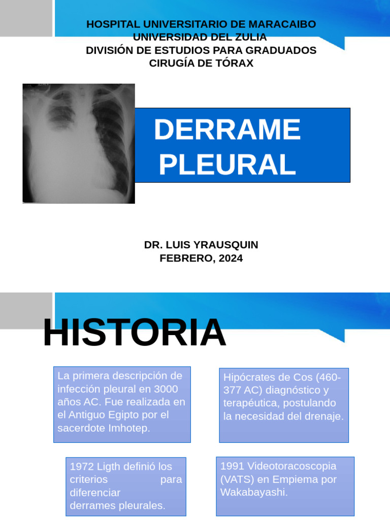 Guía Completa sobre Derrame Pleural | PDF | Enfermedades y trastornos ...