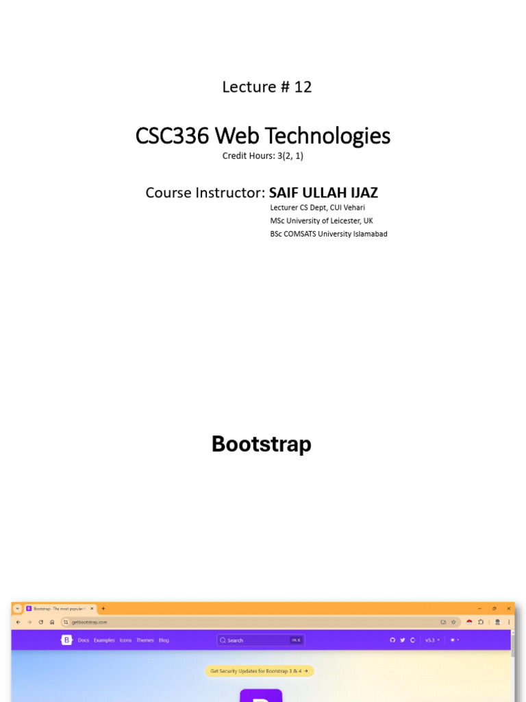 Bootstrap Styling & Column Models | PDF