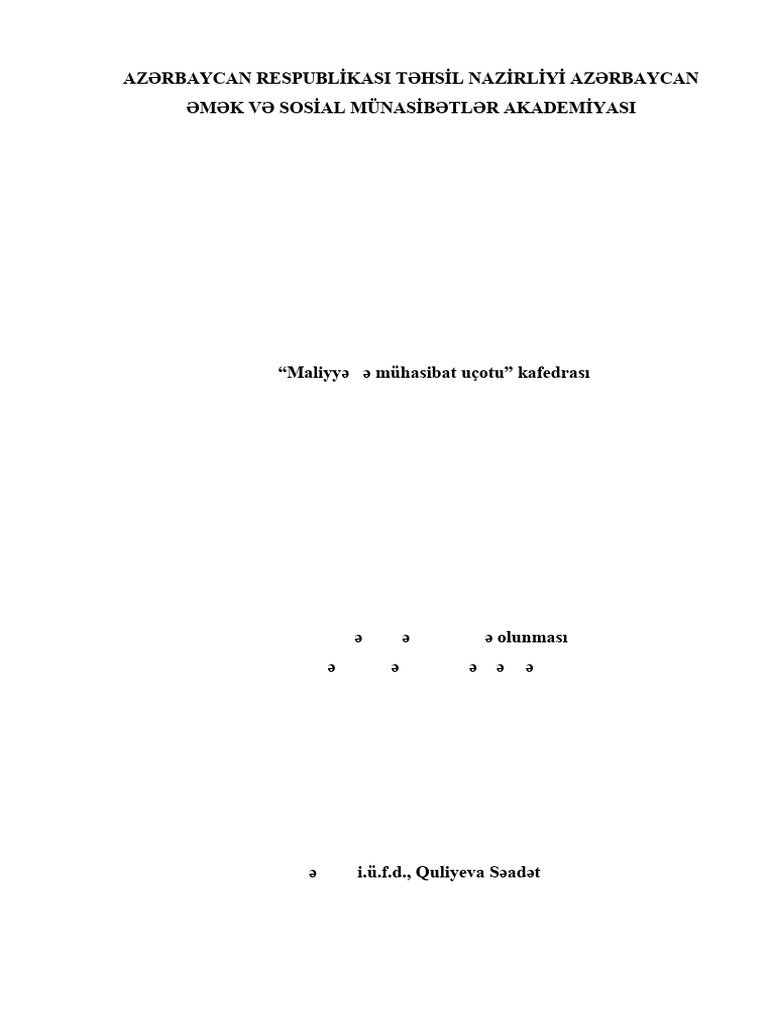 Maliyye Risklerinin Idare Edilmesi M | PDF