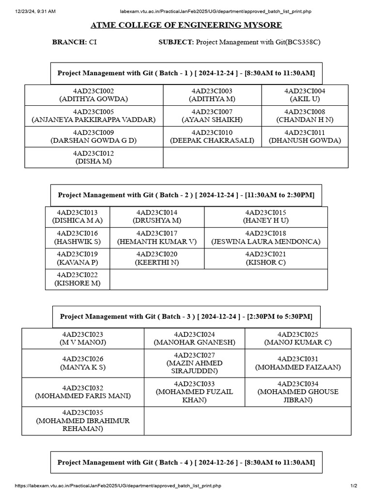 Project Management With Git (BCS358C) | PDF