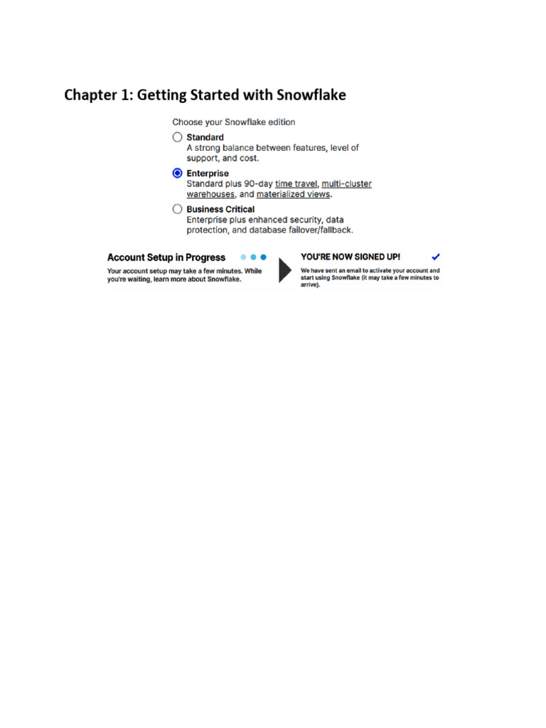 Getting Started With Snowflake | PDF