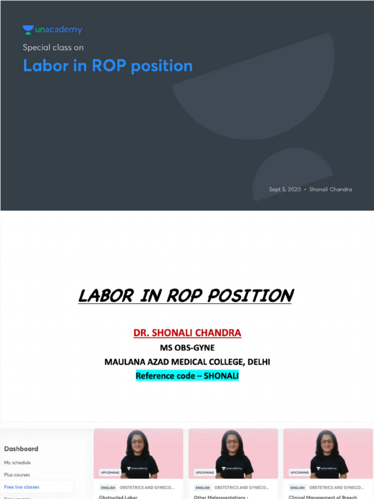 Labor in ROP Position No Anno | PDF