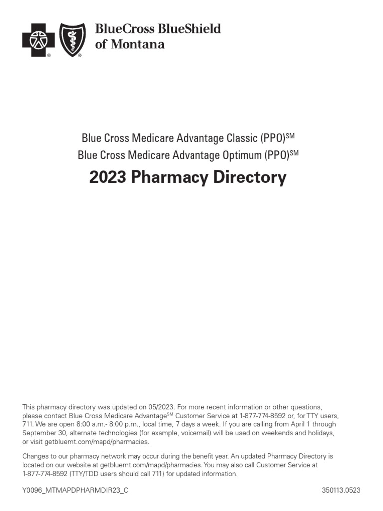 Mapd Pharmacy Preferred MT 2023 | PDF | Pharmacy | Prescription Drugs
