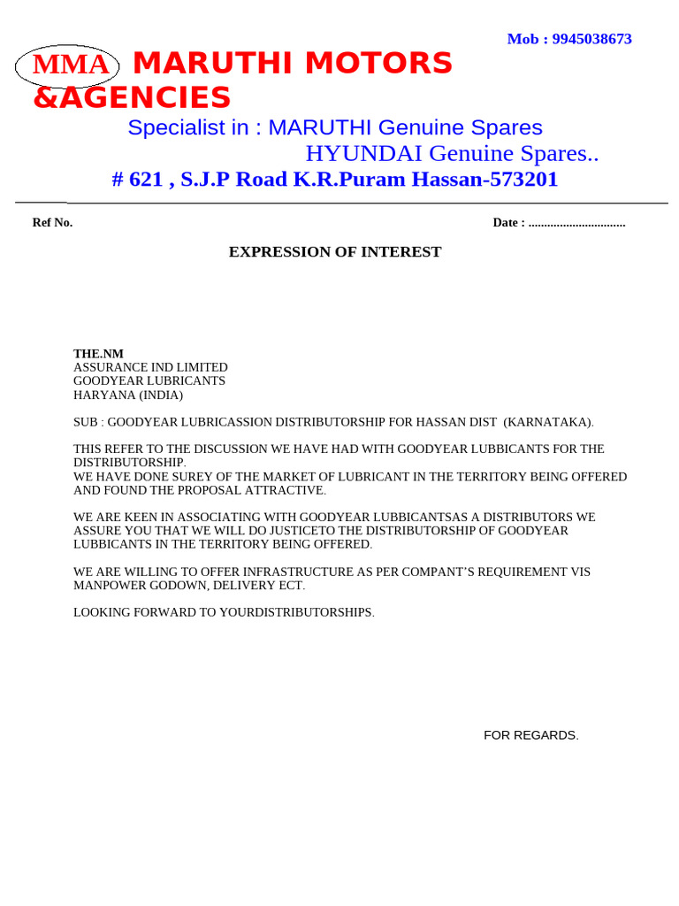 MARUTHI MOTORS &AGENCIES | PDF