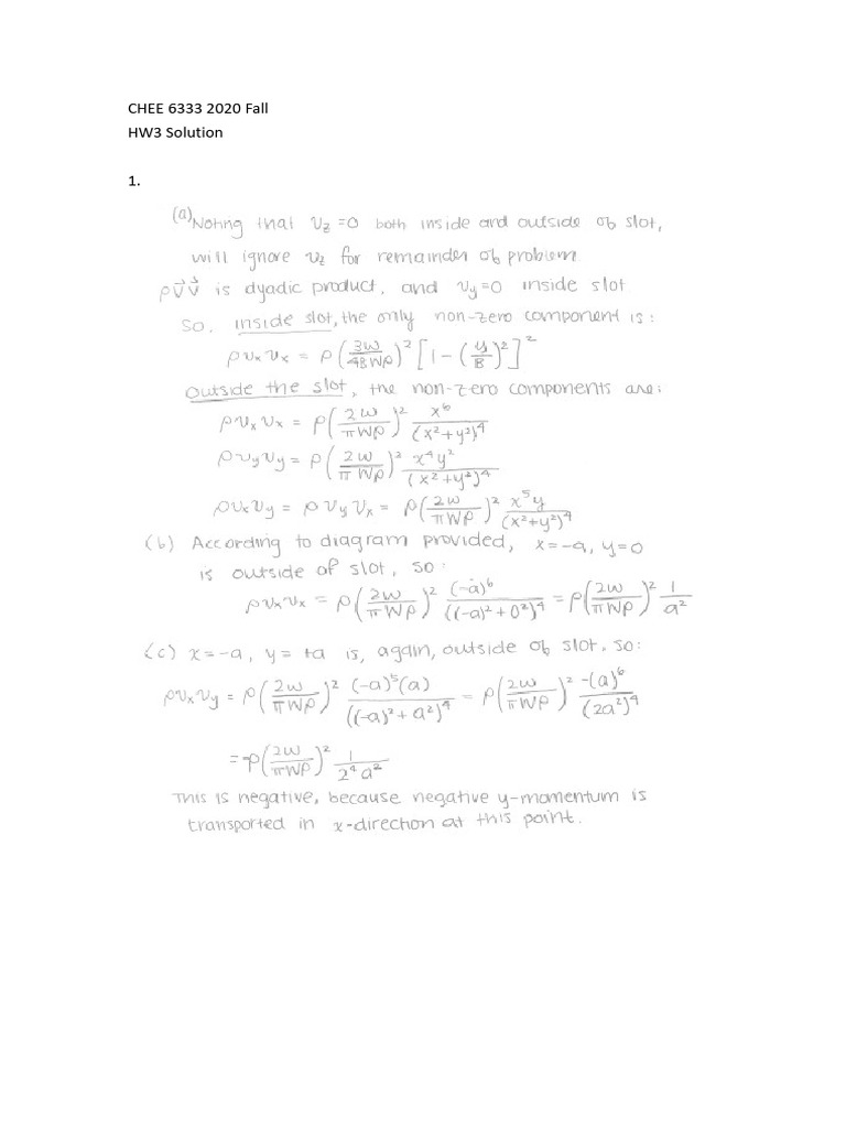 Hw3 Solution Pdf