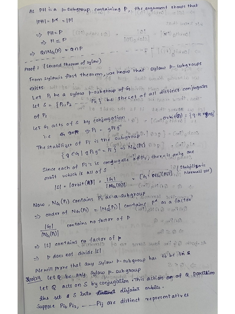 Sylow Pdf