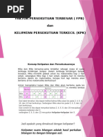 15 Contoh Soal KPK Dan FPB Kelas 5 Pilihan Ganda Dan Jawabannya | PDF