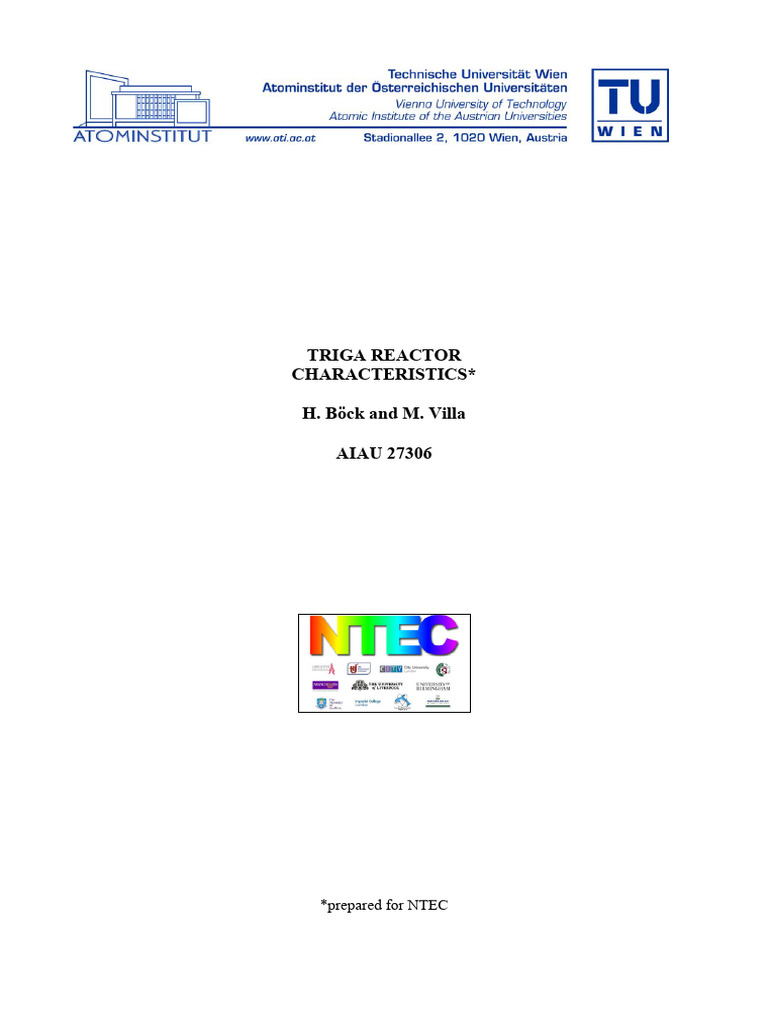 OSU TRIGA Technical Specs in Details | PDF | Nuclear Fuel | Nuclear Reactor
