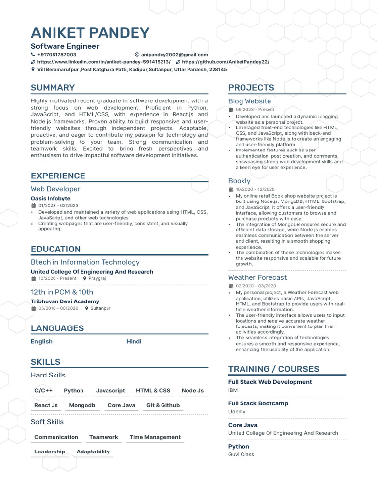651ae995d6585_My_Resume | PDF | Web Development | World Wide Web