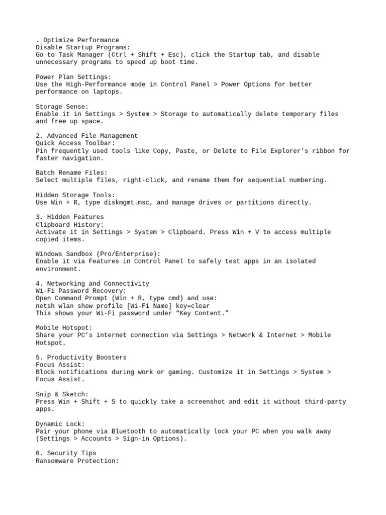 Windows Guide-3 | PDF