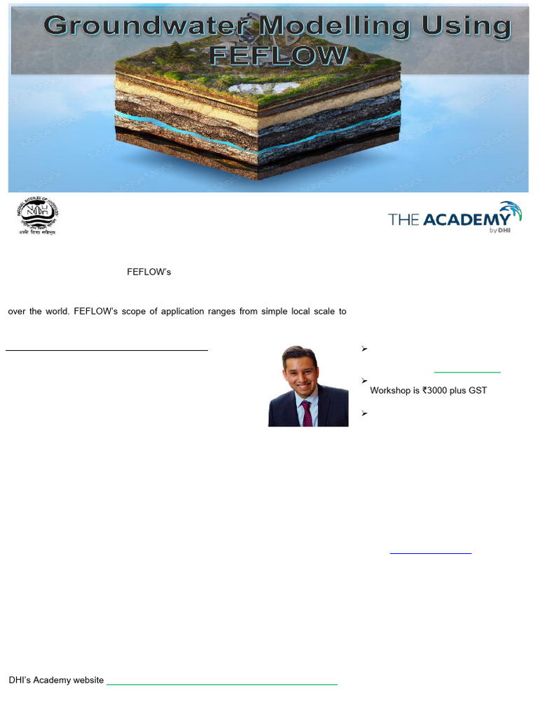 Brochure FEFLOW IGWC 2025 | PDF | Hydrogeology | Earth Sciences