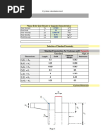 Nozzle Repad Design Sheet | PDF | Materials | Industrial Processes