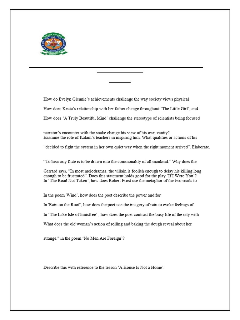 Winter Break Assignment - All Subject | PDF | Circle