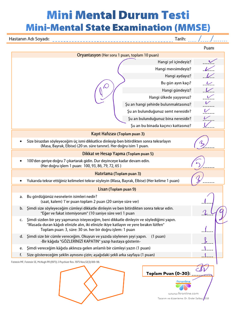 mini-mental-durum-testi | PDF
